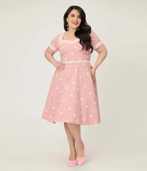 open lace back dress Darling 1960's Pale Pink Eyelet Cotton Day Dress / Sz S – Xtabay Vintage