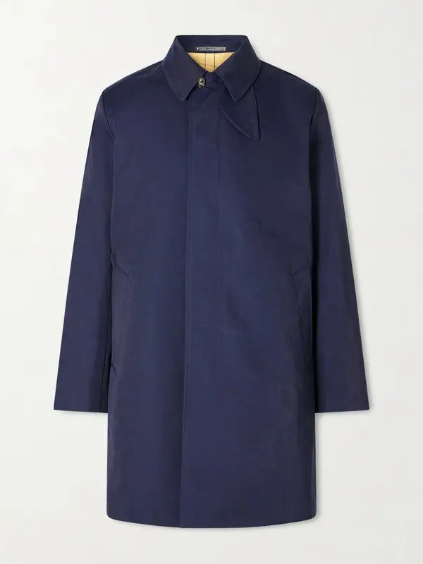 Paul Smith Cotton-blend Gabardine Overcoat