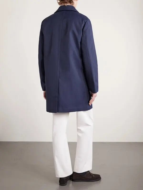 Paul Smith Cotton-blend Gabardine Overcoat