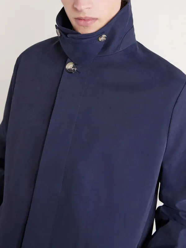 Paul Smith Cotton-blend Gabardine Overcoat