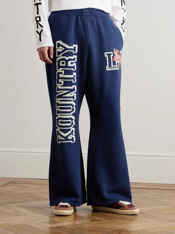 Kapital Printed Cotton-blend Jersey Sweatpants