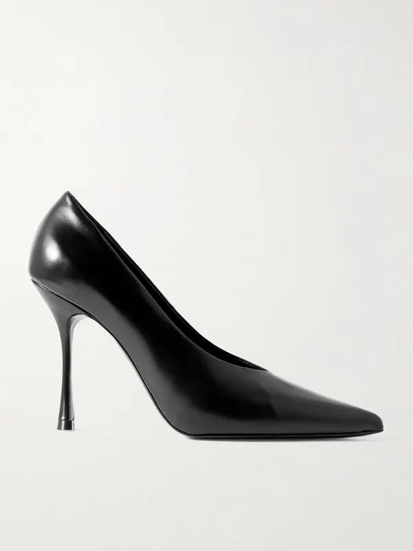 JUDE Kiss Leather Pumps - Black