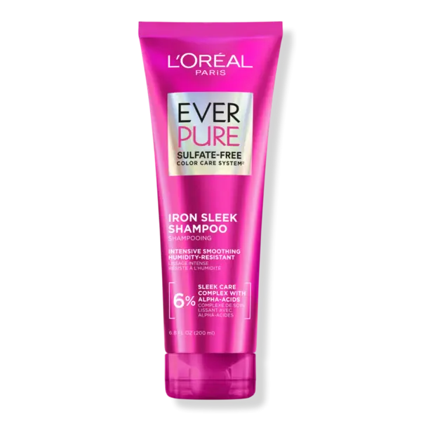 L'OREAL Everpure Sulfate Free Iron Sleek Smoothing Shampoo - One-color