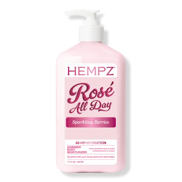 HEMPZ Rose All Day Shimmer Body Moisturizer - One-color