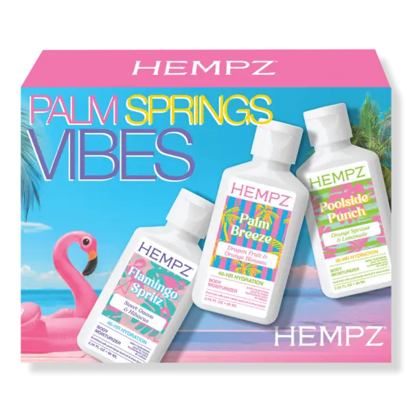 HEMPZ Limited Edition Palm Springs Vibes Mini Moisturizers Kit - One-color