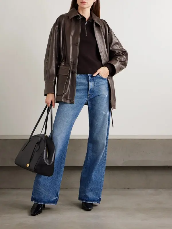 ARMA Maeve Leather Jacket - Brown