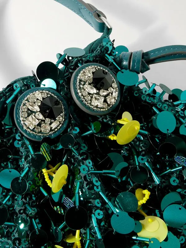 ANYA HINDMARCH Beetle Embellished Clutch