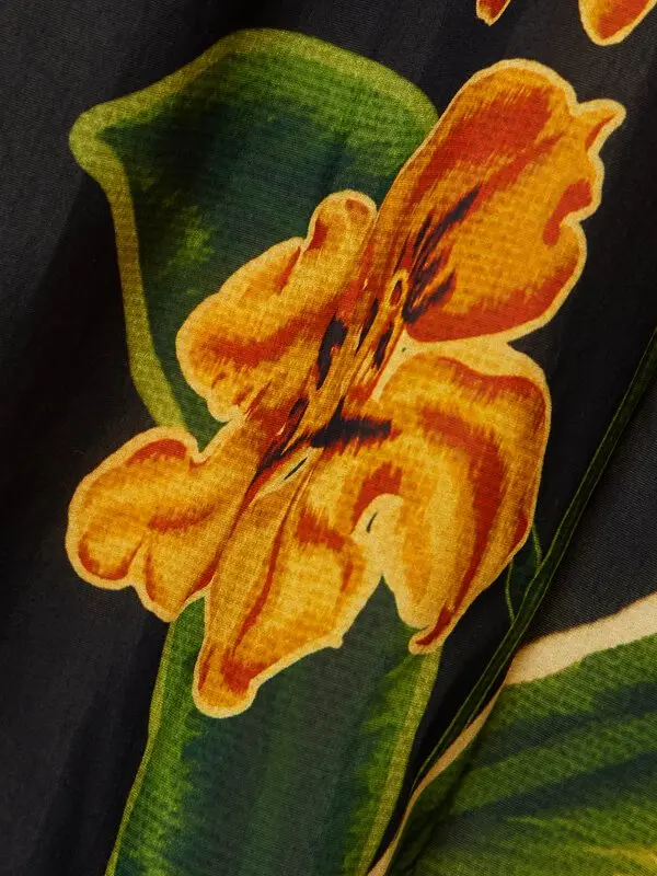 Agua Bendita Lavanda Cordillera Floral-print Pareo - Multi