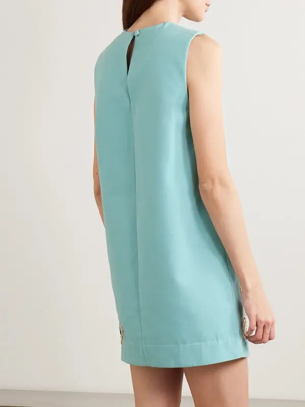 ALEMAIS Azar Embroidered Mini Dress