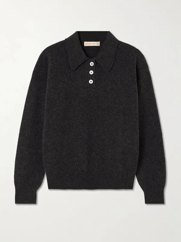 &daughter Edith Wool Polo Sweater