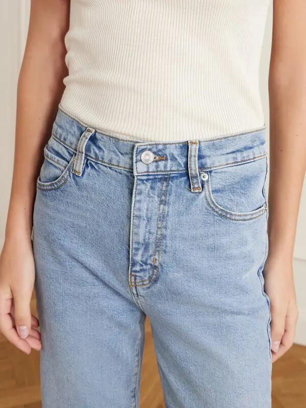 FRAME The Arrow High-rise Flared Jeans