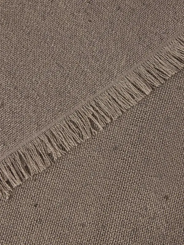 Brunello Cucinelli Sequined Cashmere And Silk-blend Scarf - Brown