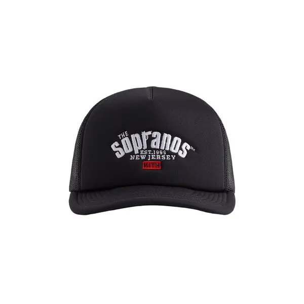 Kith For The Sopranos Nolan Trucker Hat - Black