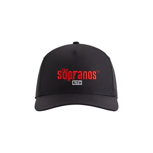 Kith For The Sopranos Nylon Bay Snapback - Black