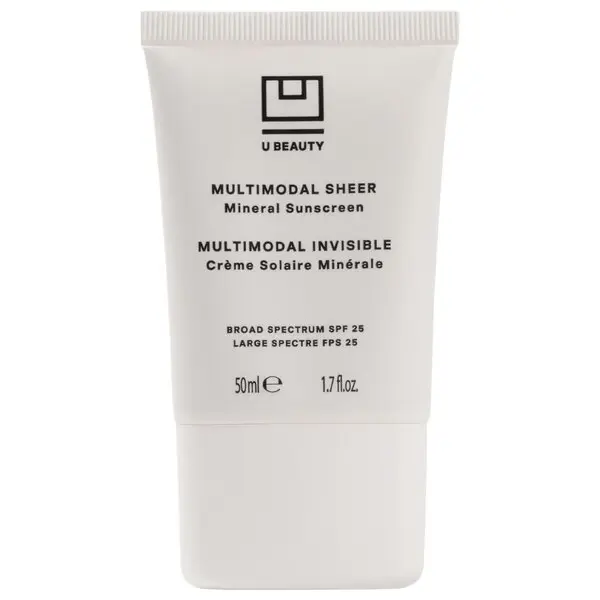 U BEAUTY Multimodal Sheer Mineral Sunscreen + Primer Broad Spectrum Spf 25 - One-color