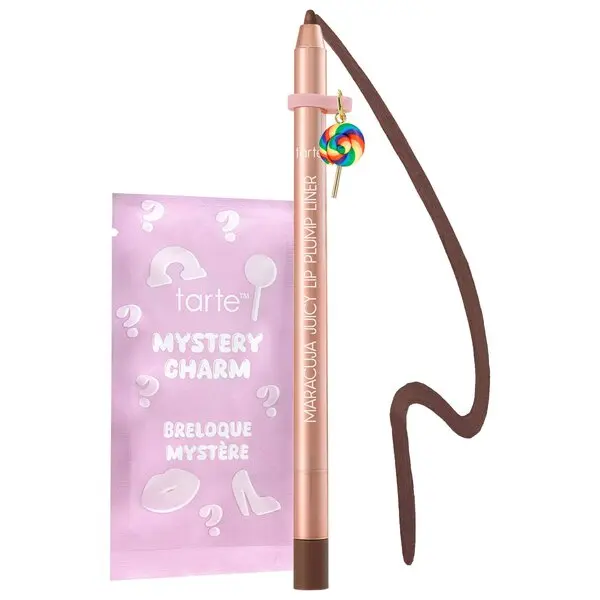 TARTE Maracuja Juicy Lip Plump Peptide Liner With Charm - Toasted Brown