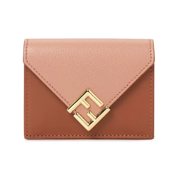 Fendi Ff Short Wallet - Pink