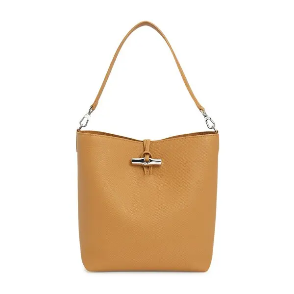 Longchamp Le Roseau M Hobo Bag - Camel