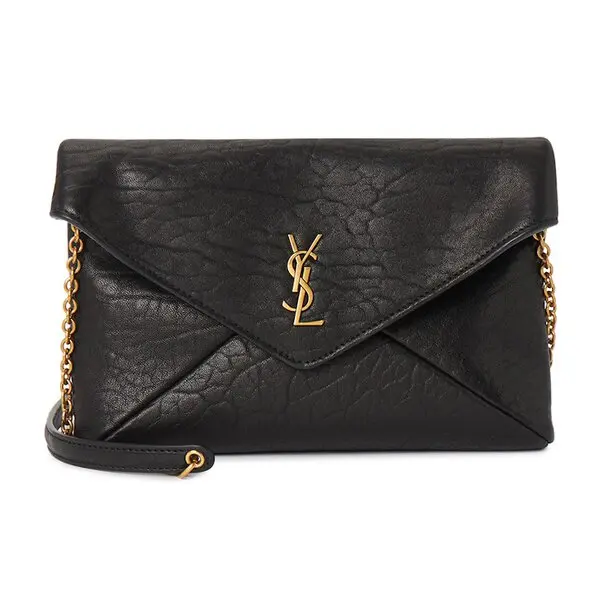 Saint Laurent Cassandra Chain Shoulder Bag - Black