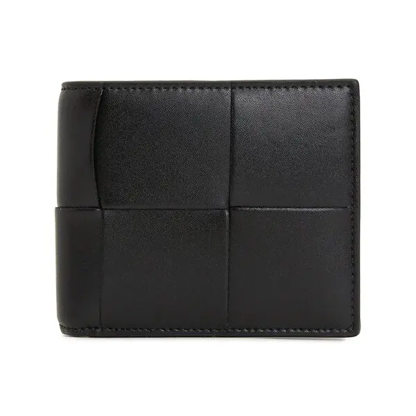 Bottega Veneta Cassette Short Wallet - Black
