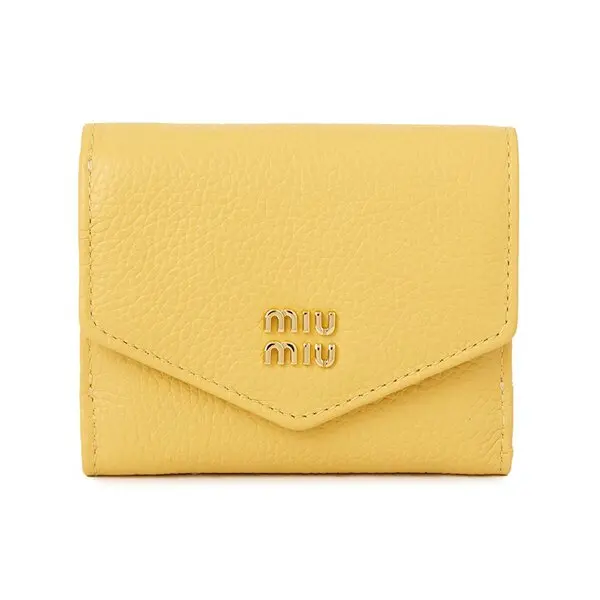 Miu Miu Short Wallet - Yellow