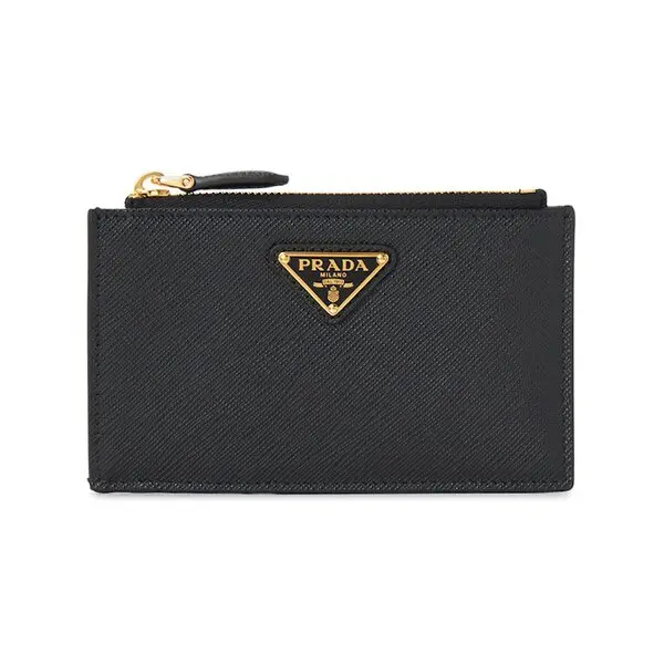 Prada Saffiano Card Holder - Black