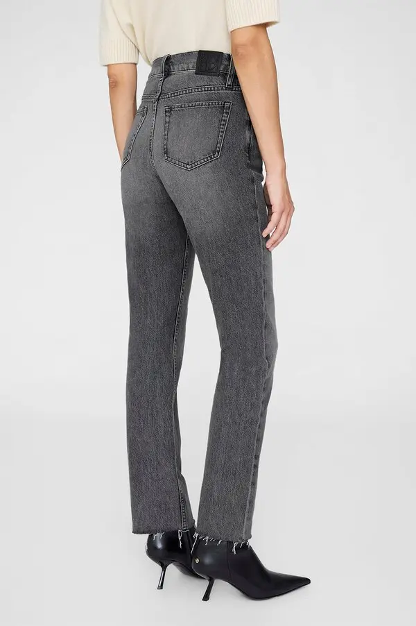 ANINE BING Bruno Regenerative Cotton Jeans - Ash Grey