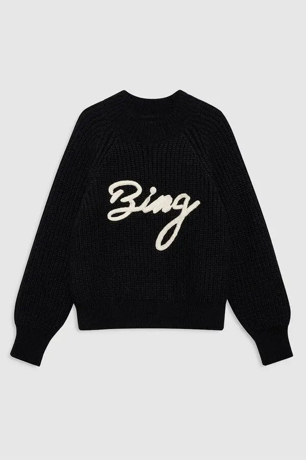 ANINE BING Kendrick Sweater - Black
