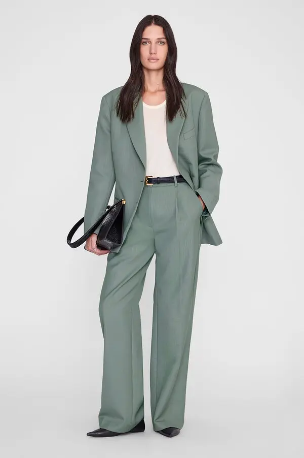 ANINE BING Trent Trouser - Sage