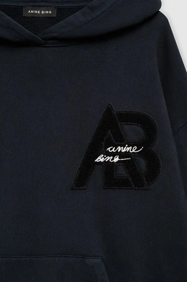 ANINE BING Jaci Letterman Hoodie