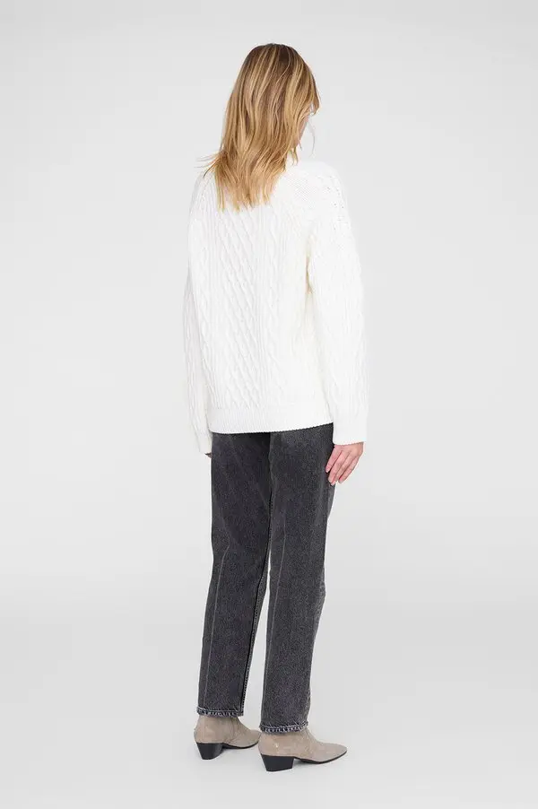 ANINE BING Louie Sweater - Ivory
