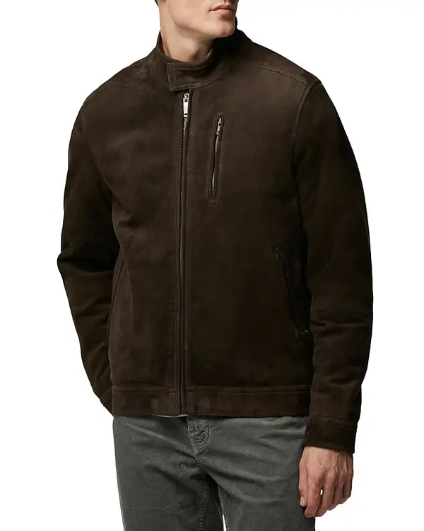Rodd & Gunn Anchorite Leather Jacket - Carob