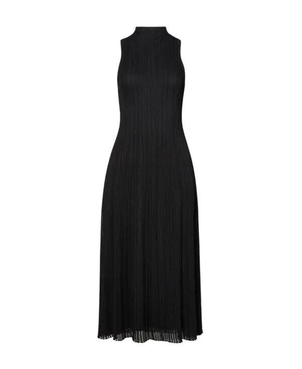 MALINA Nessa Halterneck Knitted Midi Dress