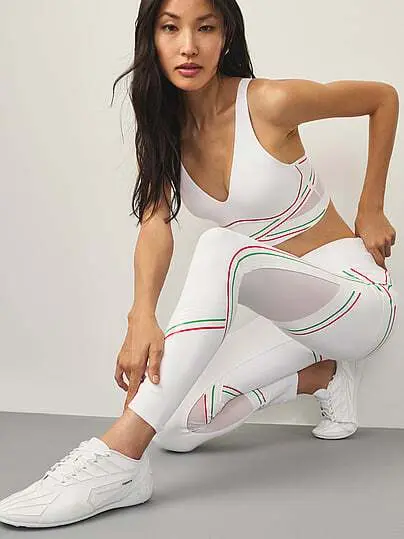 Victoria's Secret Vsx Incredible Coverage™ Refined Contours Legging - White,ivory
