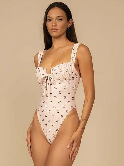 Victoria's Secret Montce Petal One-piece Swimsuit - Print