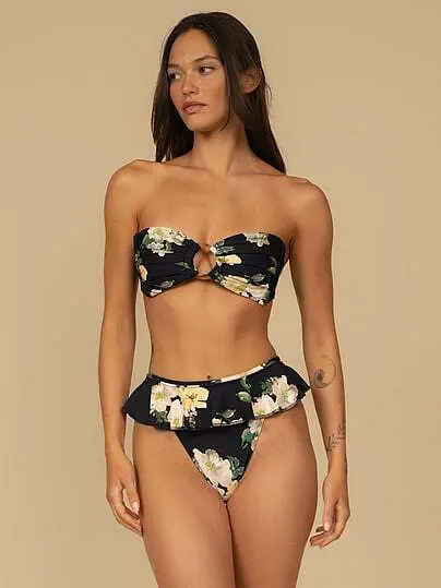 Victoria's Secret Montce Tamarindo Ruffle Bikini Bottom - Floral