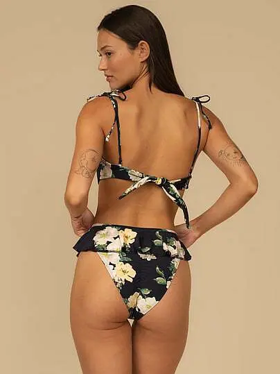 Victoria's Secret Montce Tamarindo Ruffle Bikini Bottom - Floral