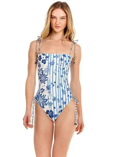 Victoria's Secret Agua Bendita Posh One-piece Swimsuit - Floral