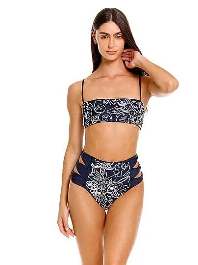 Victoria's Secret Agua Bendita Brietta Bikini Top - Print