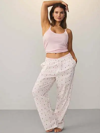 Victoria's Secret Mix & Match Sleep Heritage Cotton Pajama Pants - Floral