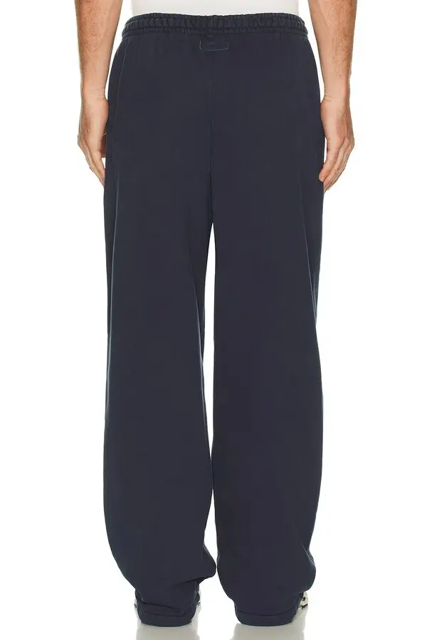 SKIMS Heavy Fleece Straight Leg Pant - Navy