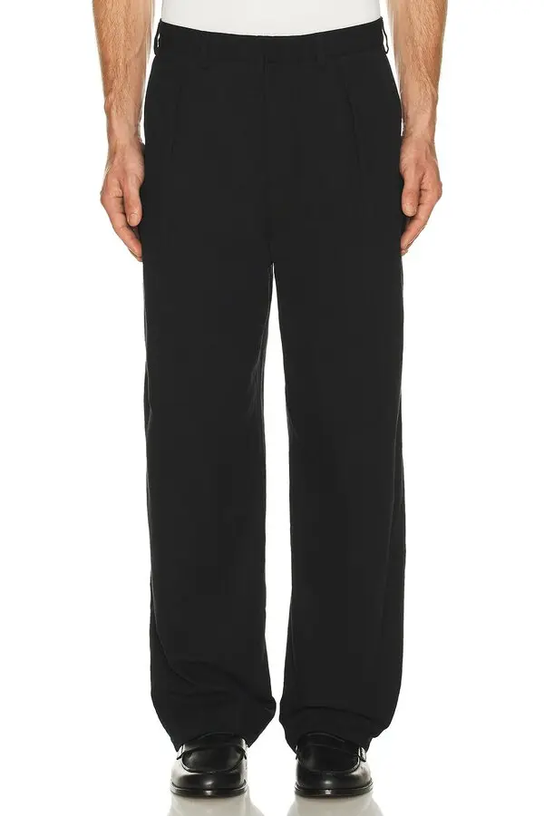 PALMES Wide Pleated Suit Trousers