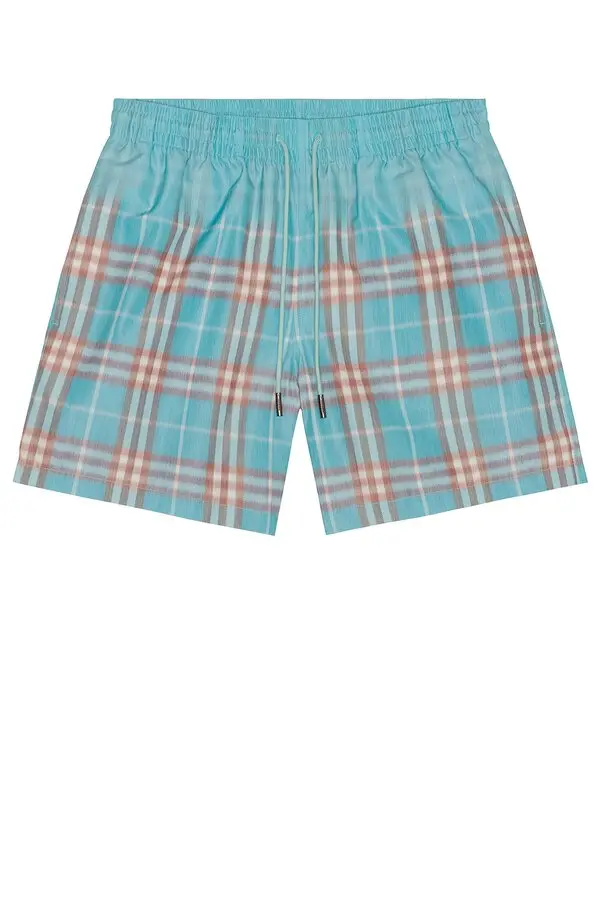 Burberry Check Swim Shorts - Atom Blue Check
