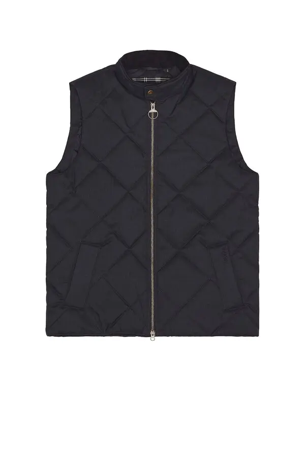 Barbour City Harrington Quilted Gilet Vest - Navy