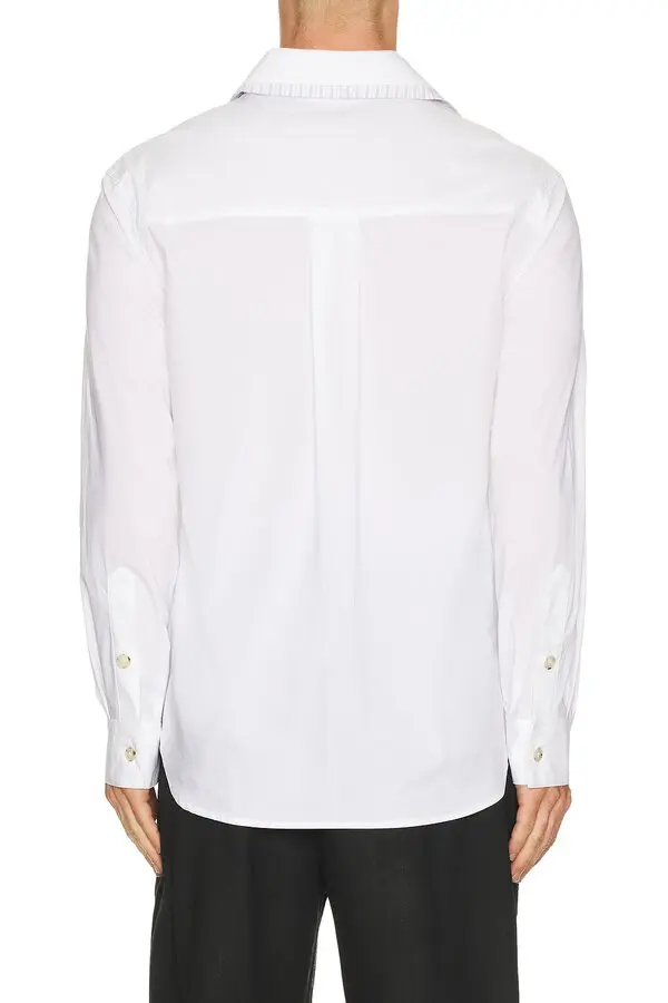 Andersson Bell Open Collar Layered Shirt