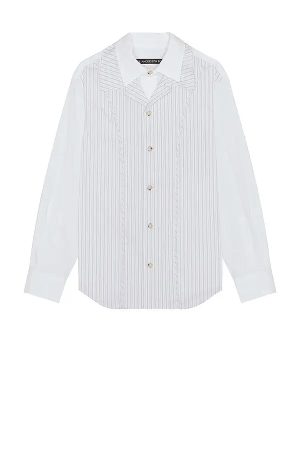Andersson Bell Open Collar Layered Shirt