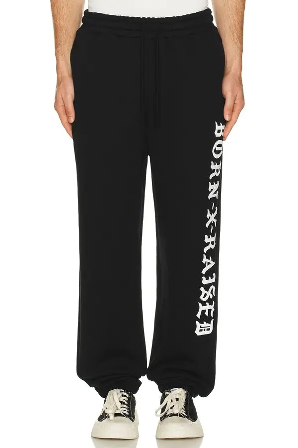 BORN X RAISED Standard Sweatpants - Black