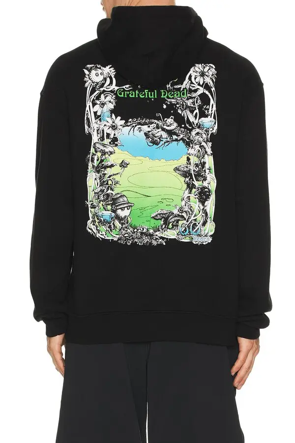 MALBON X Grateful Dead Fesque Hoodie - Black