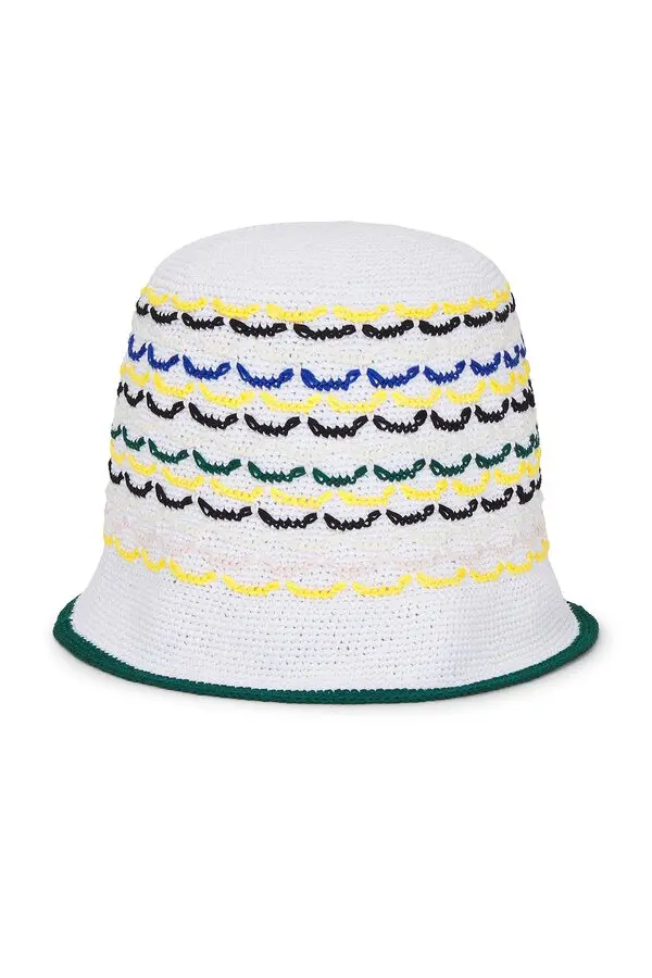 Casablanca Tuck Stitch Hat - Multi