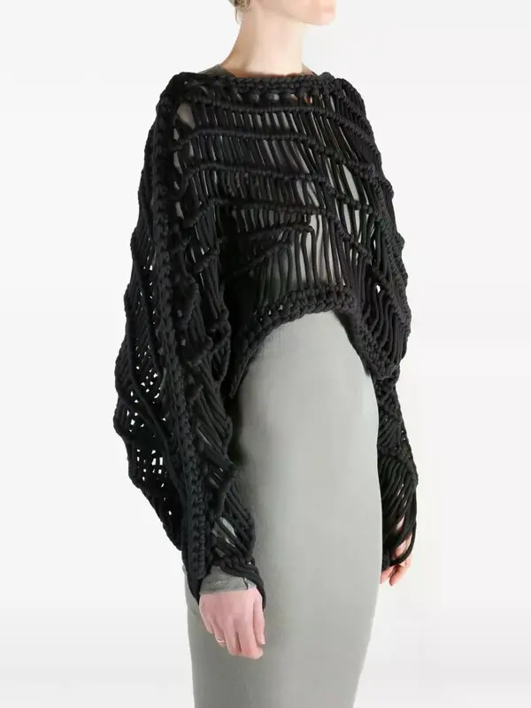 AISLING CAMPS Ripple Macramé Sweater